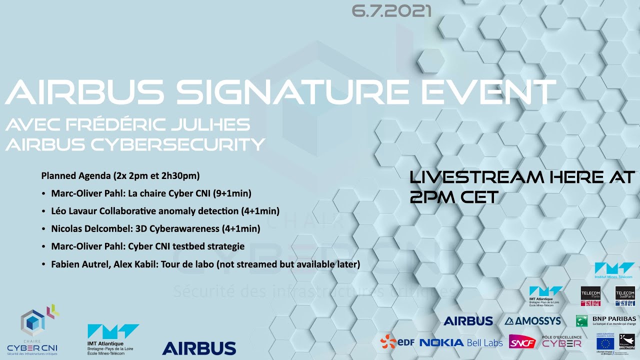 Événement signature d'Airbus avec IMT Atlantique avec une présentation de la chaire - Chaire ...